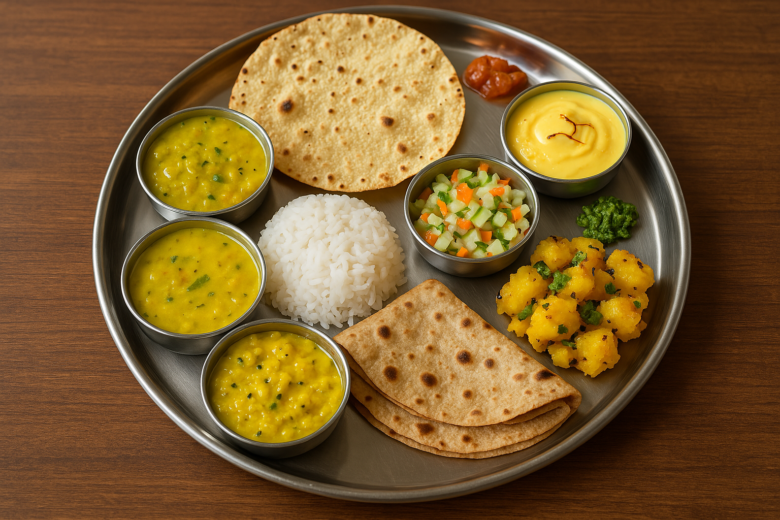 Maharashtrian Thali – Words panorama